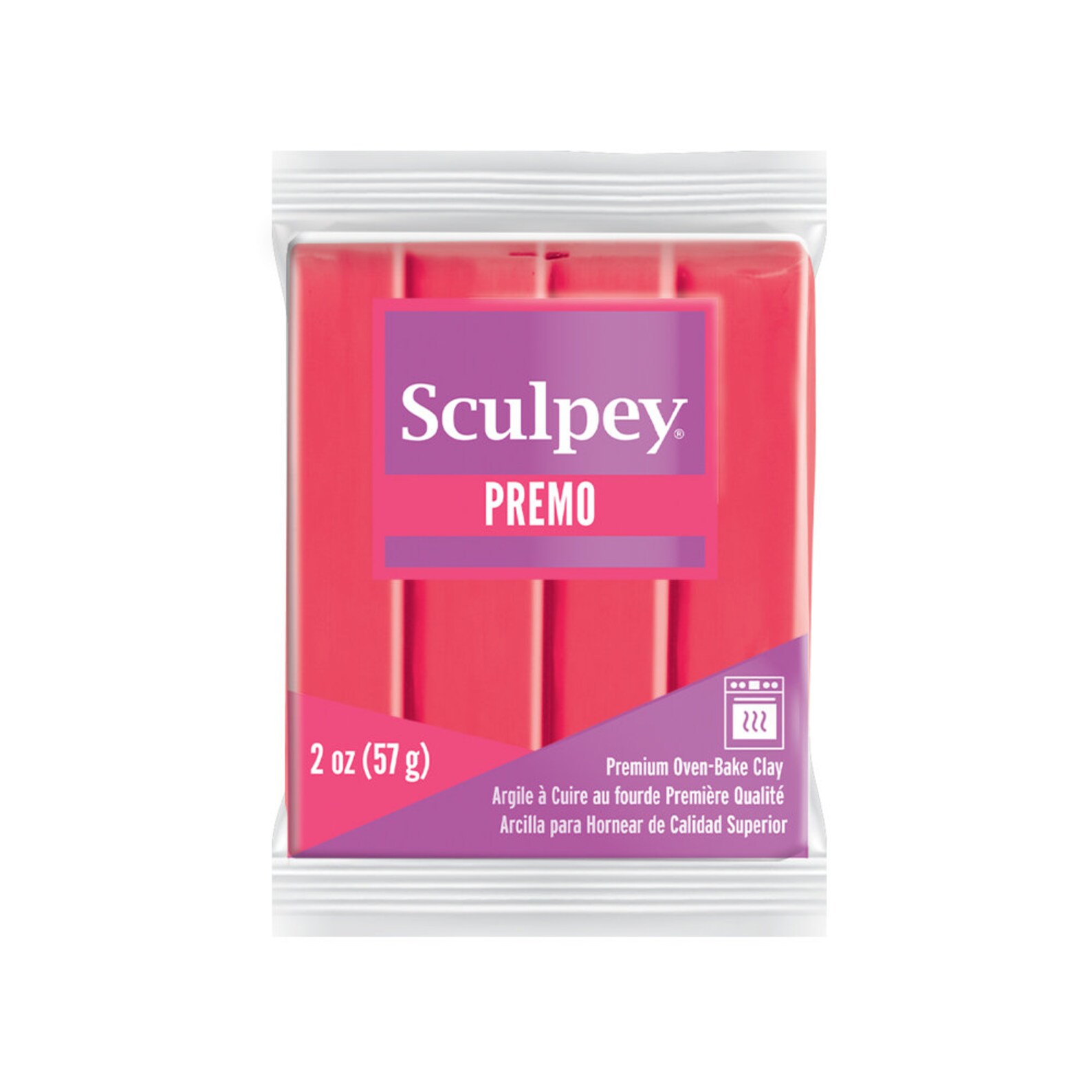 Premo 57gm Polymer Clay - Coral | PREMO SCULPEY | Over the Rainbow