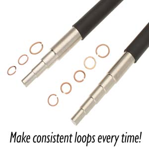 Beadsmith 5-Step Round Mandrel & 3-Step Oval Mandrel Set with Rubber ...