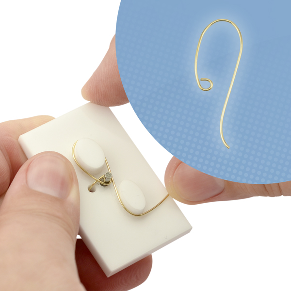 Artistic Wire Swoop Earwire Finding Form | Wire Tools + Jigs | Over the ...