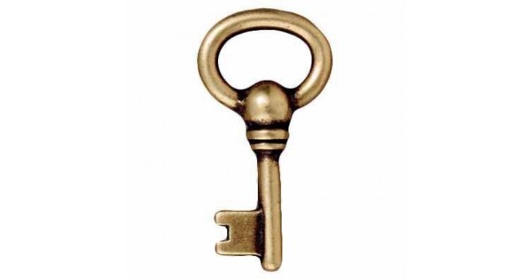 20mm TierraCast Oval Key - Brass Oxide - Pack of 2 | Lock + Key | Over ...