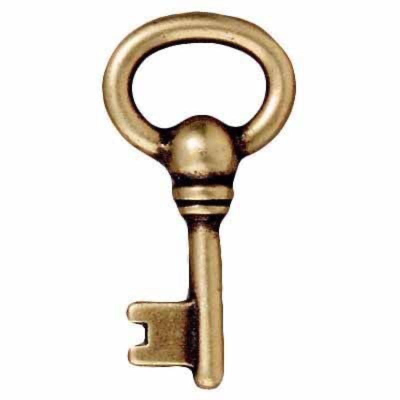 20mm TierraCast Oval Key - Brass Oxide - Pack of 2 | Lock + Key | Over ...