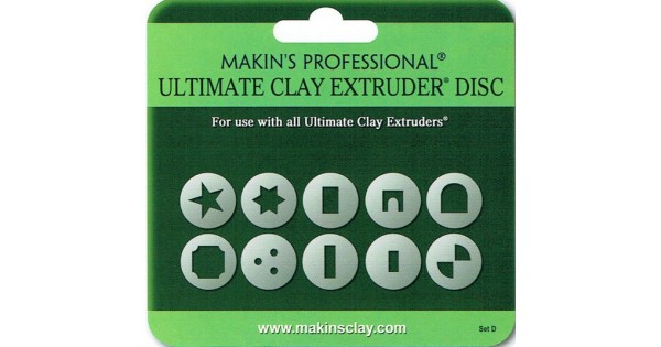 Makins Ultimate Clay Extruder Discs - Set D | Clay Extruders | Over the ...