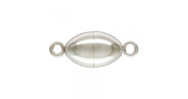 6.0x10.0mm Oval .925 Sterling Silver Magnetic Clasp SPAT - Each ...