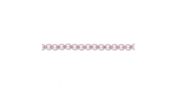 3mm Swarovski Crystal Round Pearl - Powder Rose Pearl - Pack of 20 ...