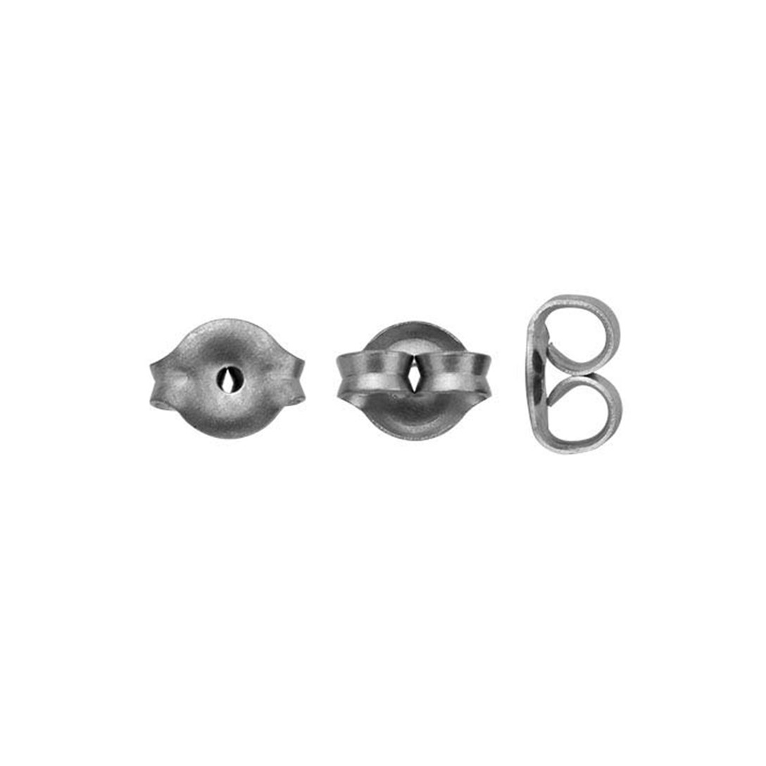4mm Titanium Lightweight Ear Nut Clutches | Basemetal Posts + Clutches ...