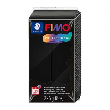 Fimo Professional Polymer Clay - Black - 226gm | Fimo Professional ...