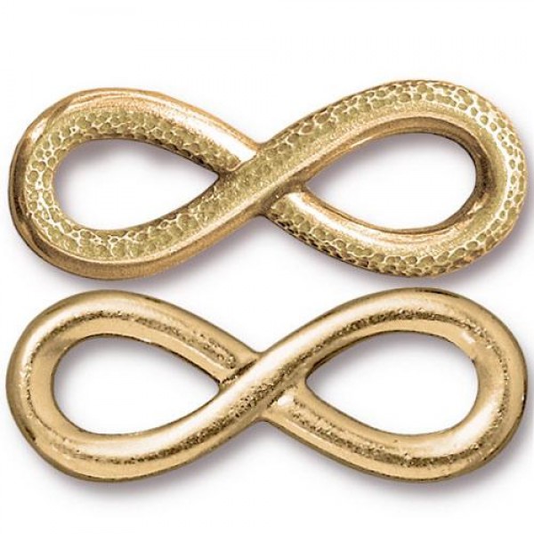 12x31.5mm Infinity Link by TierraCast - 22K Gold Plated - Each ...