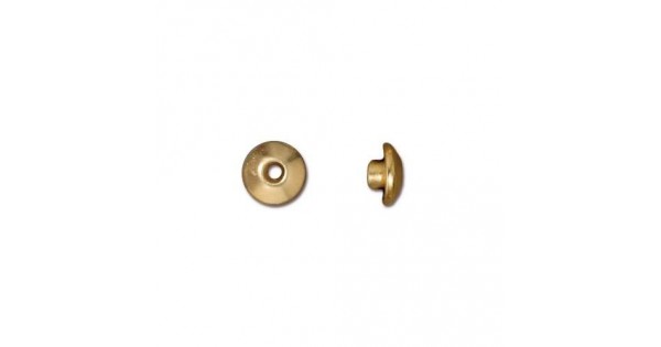 6mm TierraCast Classic Bead Aligners - 22K Gold Plated | Base Metal ...