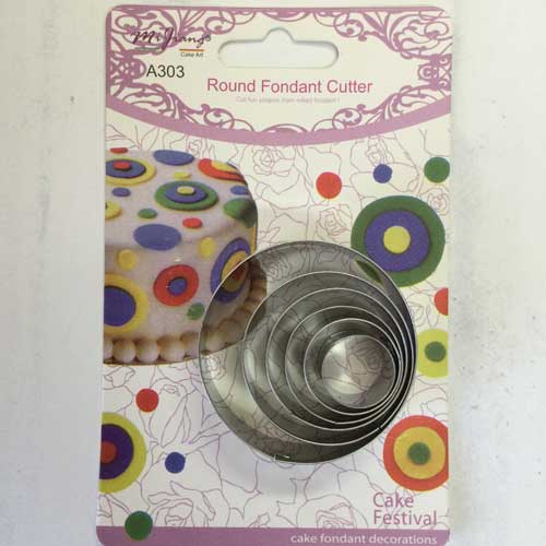 Stainless Steel Cutter Set - Round x 6 sizes | Shape Cutters | Over the ...
