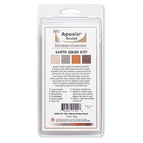 Apoxie Sculpt 2-part Epoxy - Assorted Earth Colours - 184gm | EPOXY ...