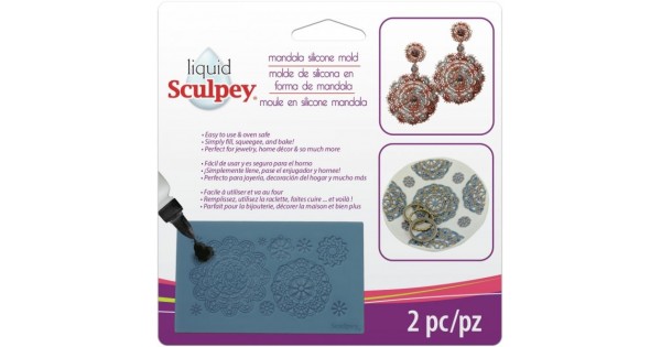 Sculpey Silicone Bakable Mould - Mandala | MOULDS | Over the Rainbow