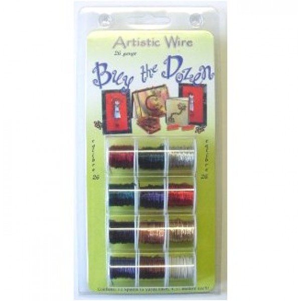 26ga Standard Colors Buy the Dozen Artistic Wire Sampler | Artistic ...