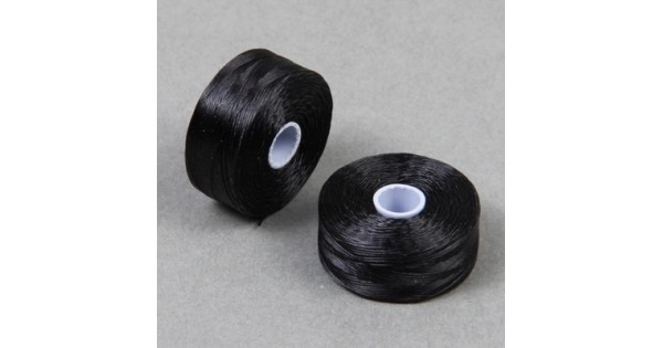 C-Lon Size D Bobbin - Black | C-Lon + S-Lon Beading Cord + Threads ...