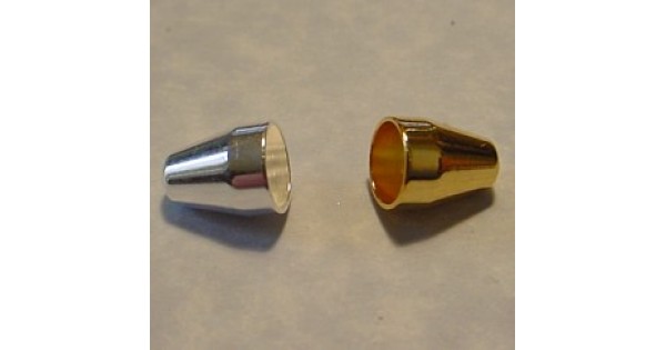 Short Cone - Silver or Gold Plated | Beadcaps + Cones | Over the Rainbow