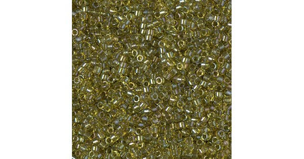 11/0 Delica Beads - Fancy Lined Olive - 7.2gm | 11/0 Miyuki Delicas ...