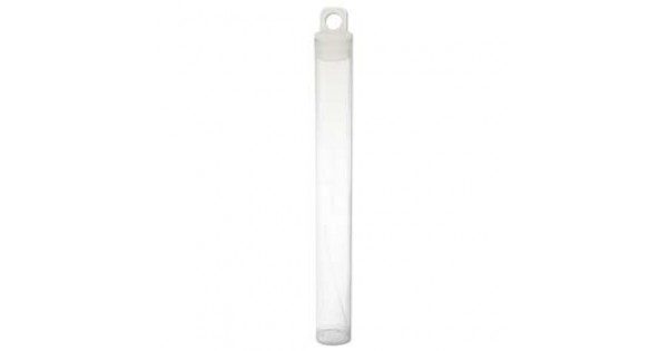 5" x 9/16" Plastic Storage Tubes w/Hang Cap - Pk of 10 | Storage Co...