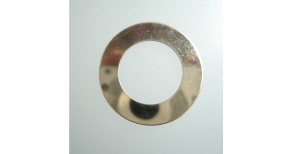 1" (25mm) 18ga 14K Gold Filled Blank Washer | Precious Metal Blanks | Ov...