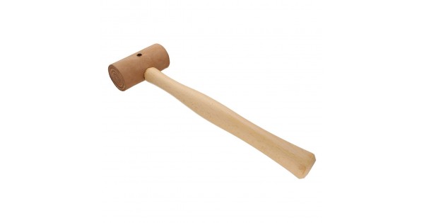 Rawhide Mallet with Wooden Handle - 1.5" Diameter Head | Bench Tools