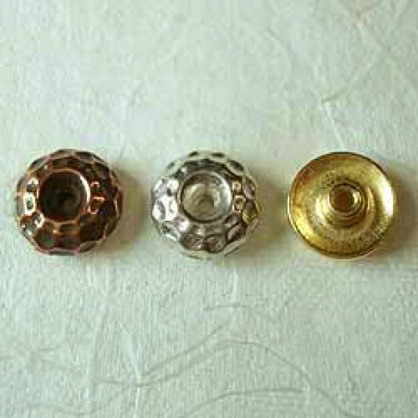 7mm TierraCast Hammertone Large 2mm Hole Bead Aligners - 22K Gold ...