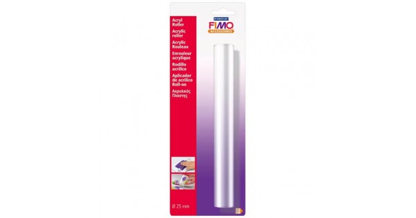 Fimo Acrylic Clay Roller 20cm x 25mm | Clay, Bead + Paper Rolling Tools ...