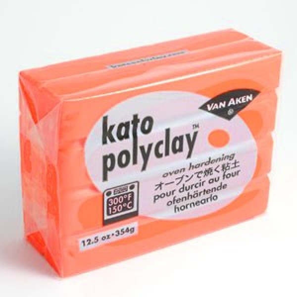 Kato Polyclay - 354g (12.5oz) - Orange | Kato Polyclay | Over the Rainbow