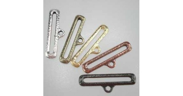 25mm (21mm ID) TierraCast Distressed End Bars | Spacers + End Bars ...