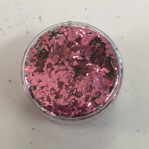 Fine Pink Metallic Foil Flakes | Glitter, Flakes, Glass Shards | Over ...