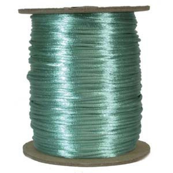 3mm Satin Rattail Cord - Turquoise | 3MM SATIN RAT TAIL CORD | Over the ...