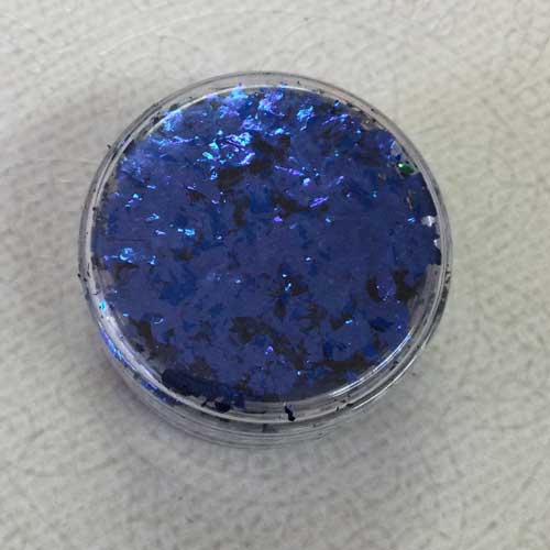 Fine Royal Blue Metallic Foil Flakes | Metallic Leaf Foils | Over the ...
