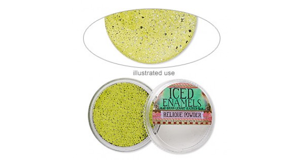 ICED Enamel Relique Powder - Chartreuse - 15ml | Iced Enamels | Over ...