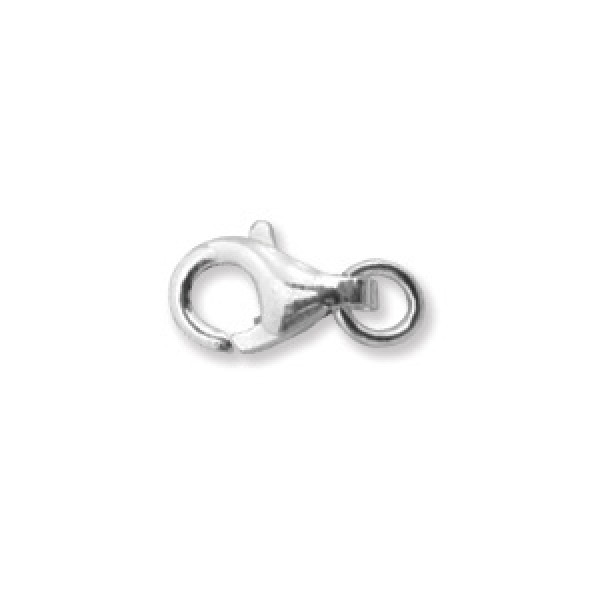 9mm Sterling Silver Parrot Clasp with Jumpring - Each | Precious Metal ...