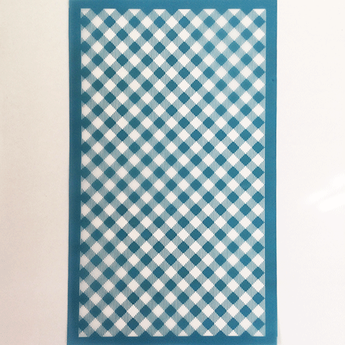 80x140mm Silk Screen Sheet - Gingham | Silk Sreens | Over the Rainbow