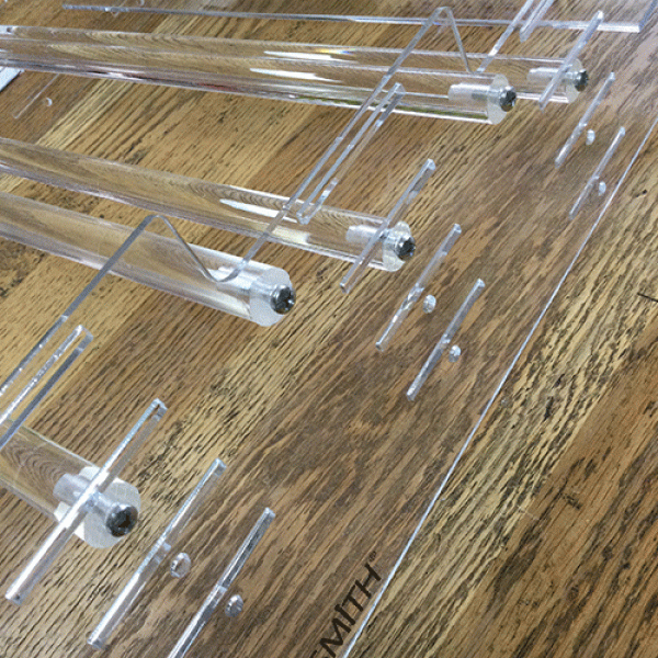 Beadsmith Clear Seed Bead Display 4-Tier Large Stand - Holds 320 vials ...