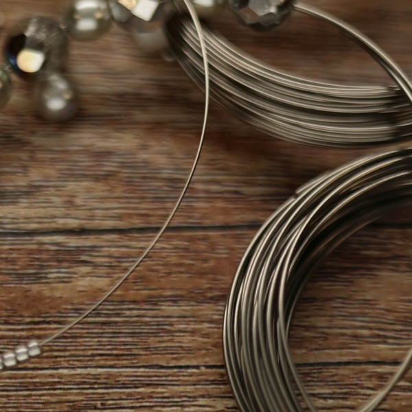 20ga 316L Beadsmith Wire Elements Stainless Steel 3/4 Hard Wire - 6 ...