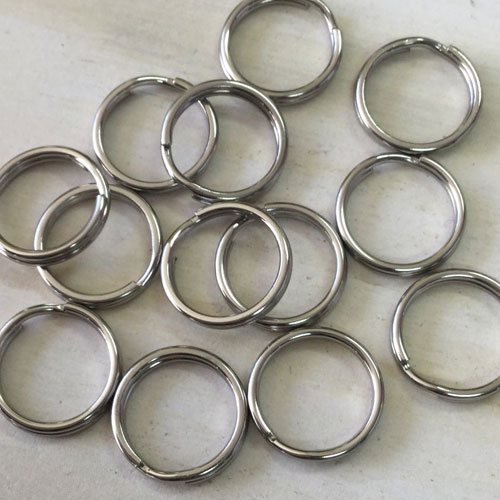 12x2mm 304 Stainless Steel Split Rings - Pack of 10 | Basemetal Split ...
