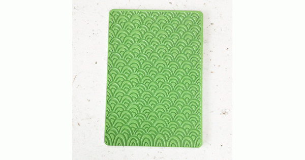 7x10cm Coral Cockatoo Texture Mat - Mermaid Scales | Texture Sheets ...