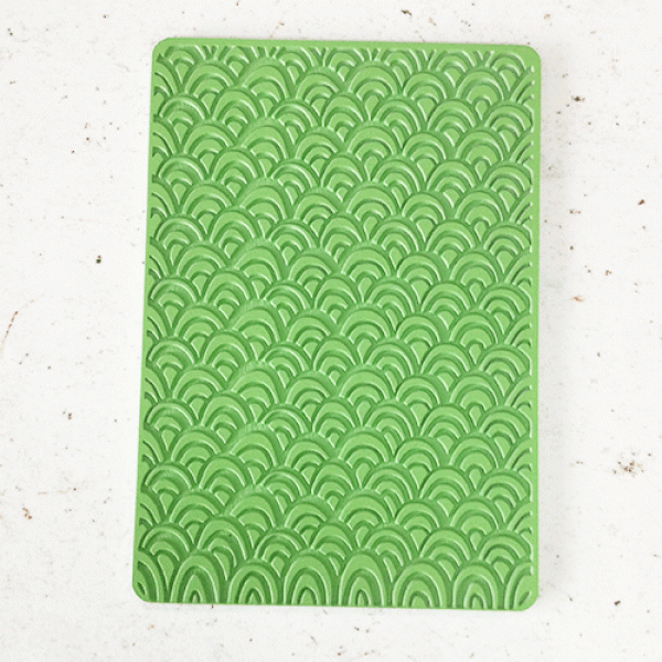 7x10cm Coral Cockatoo Texture Mat - Mermaid Scales | Texture Sheets ...