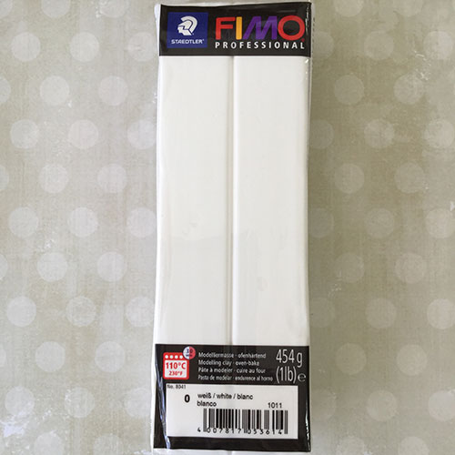 Fimo Professional Polymer Clay - White - 454gm | Fimo Professional ...