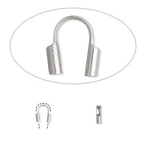 4mm Accu-Guard Silver Plated Small Wire Guardians - .5mm ID - Pack of ...