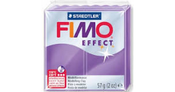 Fimo Soft Effect Polymer Clay 56g - Translucent Purple | Fimo Soft ...