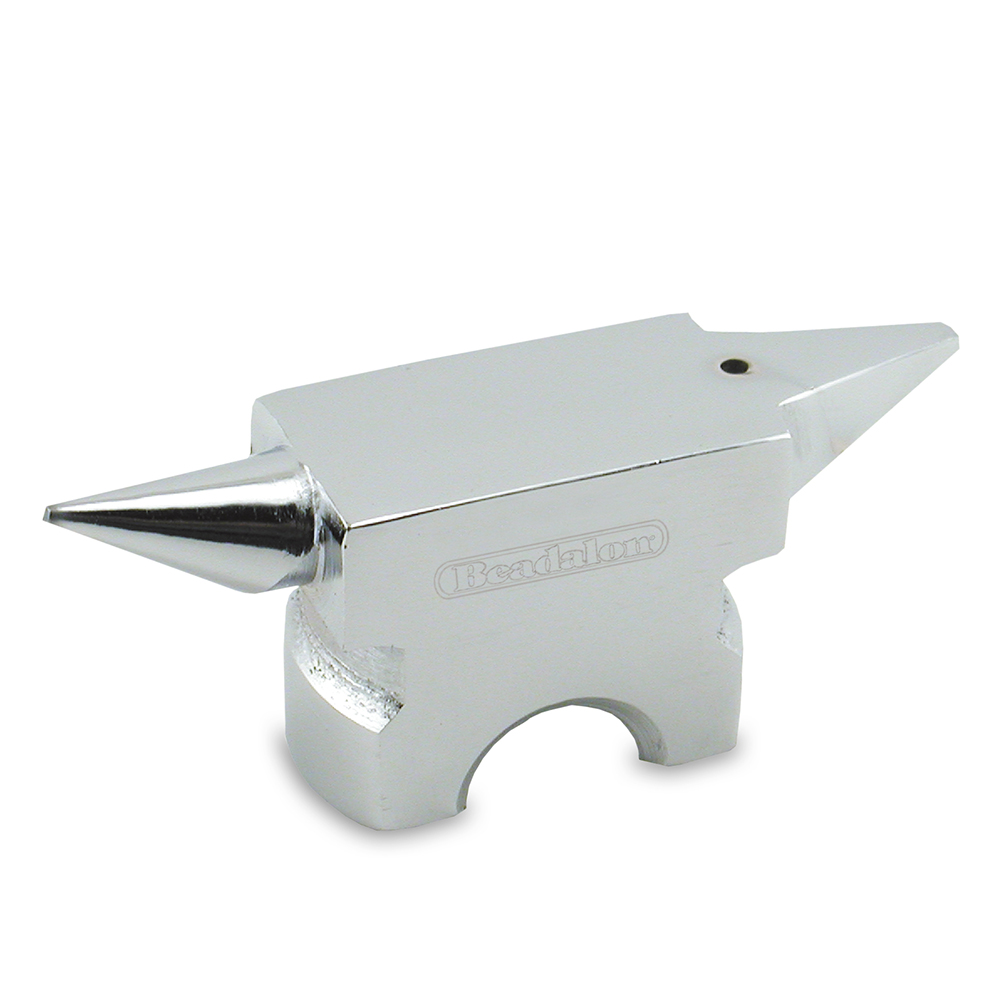 Beadalon Desktop Anvil - High-Polish Solid Steel Rectangular Surface w ...