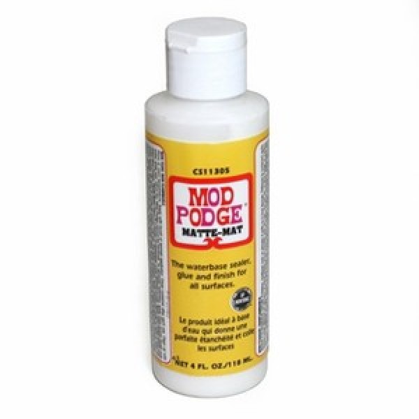 Mod Podge Matte Finish Waterbased Glue & Sealer - 8oz | VARNISHES ...