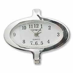 Oval Geneva Silver Watch Face | Watch Faces | Over the Rainbow