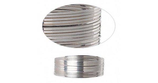 24ga Half Hard Sterling Silver Square Wire - 5ft (1.52m) | Precious ...