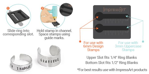 ImpressArt Ring Stamping Jig Set | Bench Tools + Supplies | Over the ...